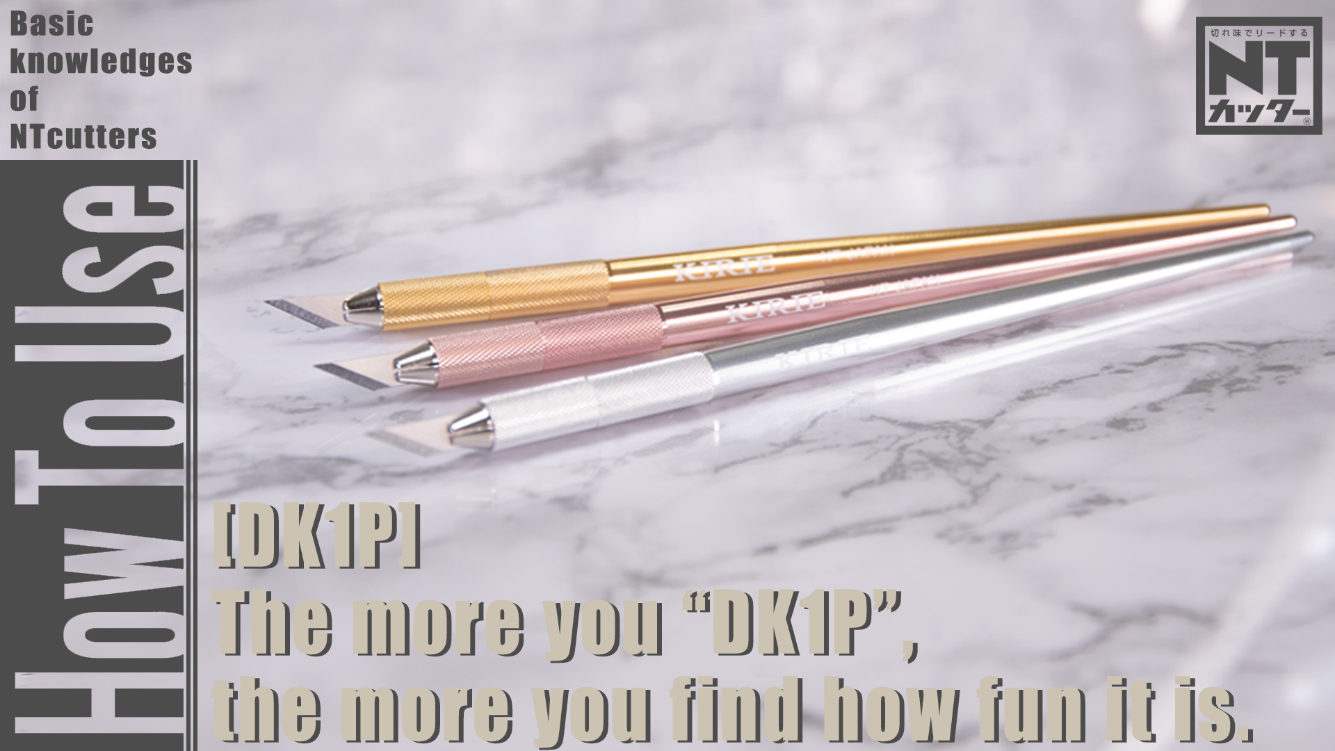 New design knife “KIRIE” | ｜NT Cutter